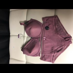Other | Brand New Lavender Maroon Bra Set | Poshmark